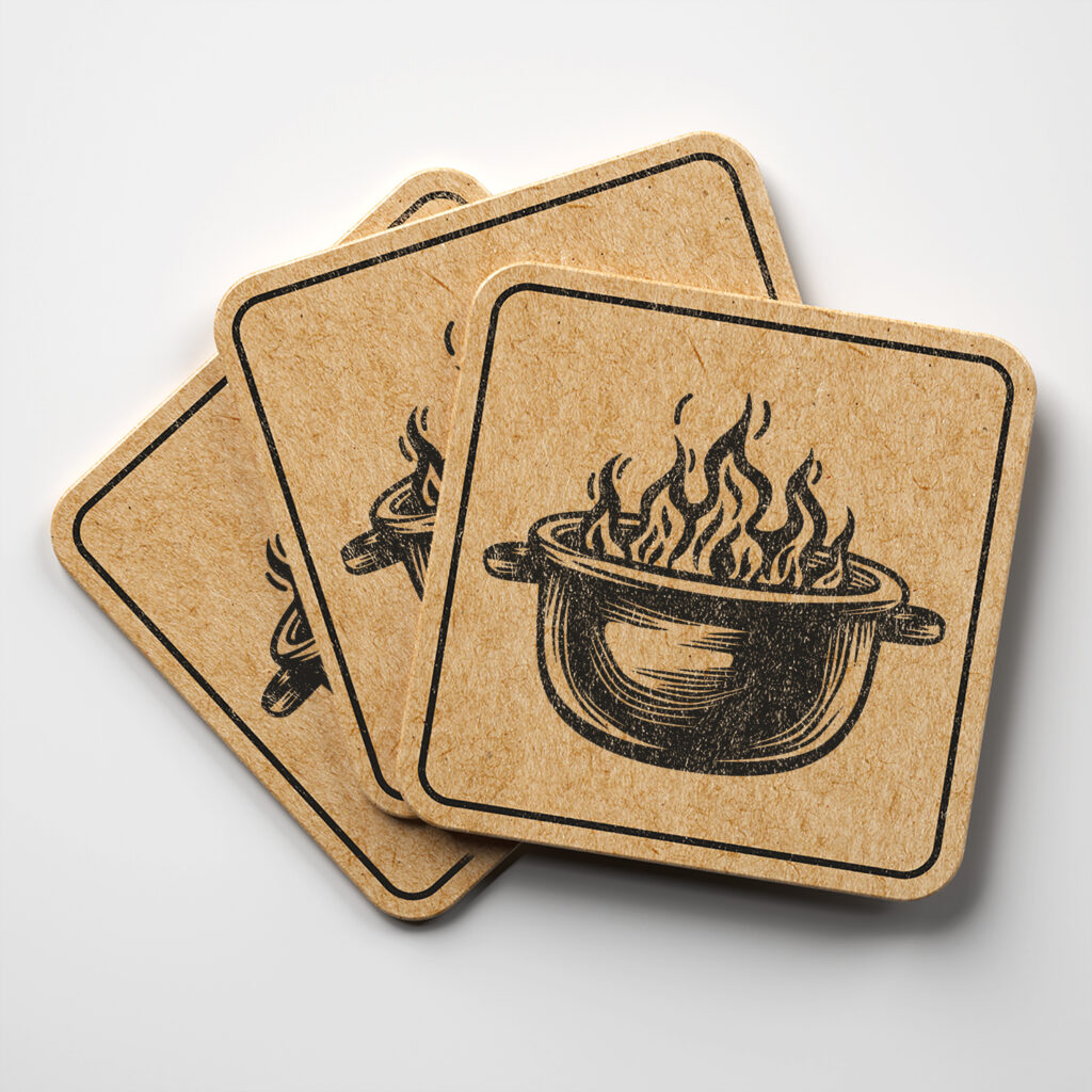 Fiery Cauldron SVG File for Cricut, Silhouette, Laser Machines - Instant Download
