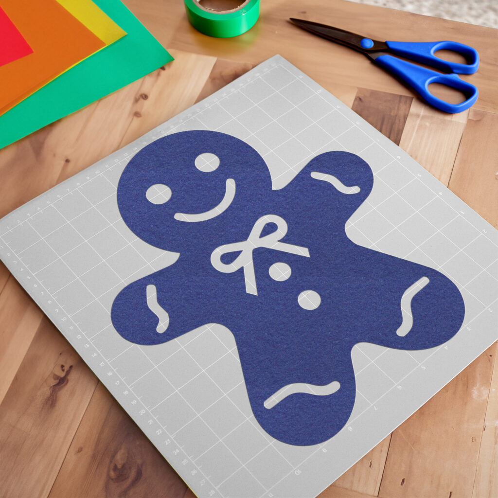 Gingerbread Man with Bow – Creative Meadow