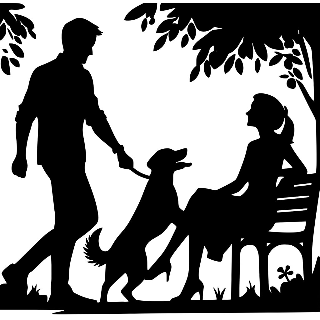 Park Conversation Graphic for Cricut, Silhouette, Laser Machines - SVG, PNG