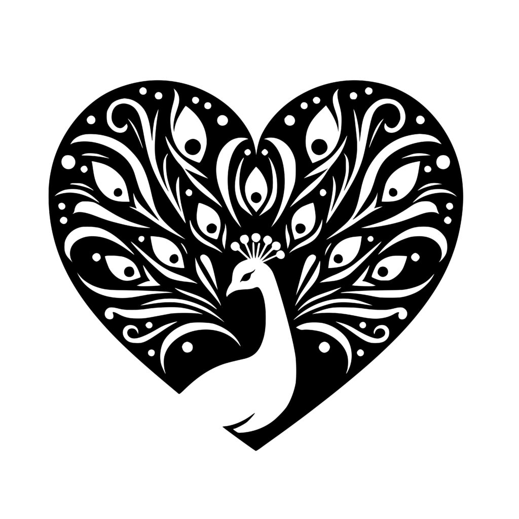Peacock Heart – Creative Meadow
