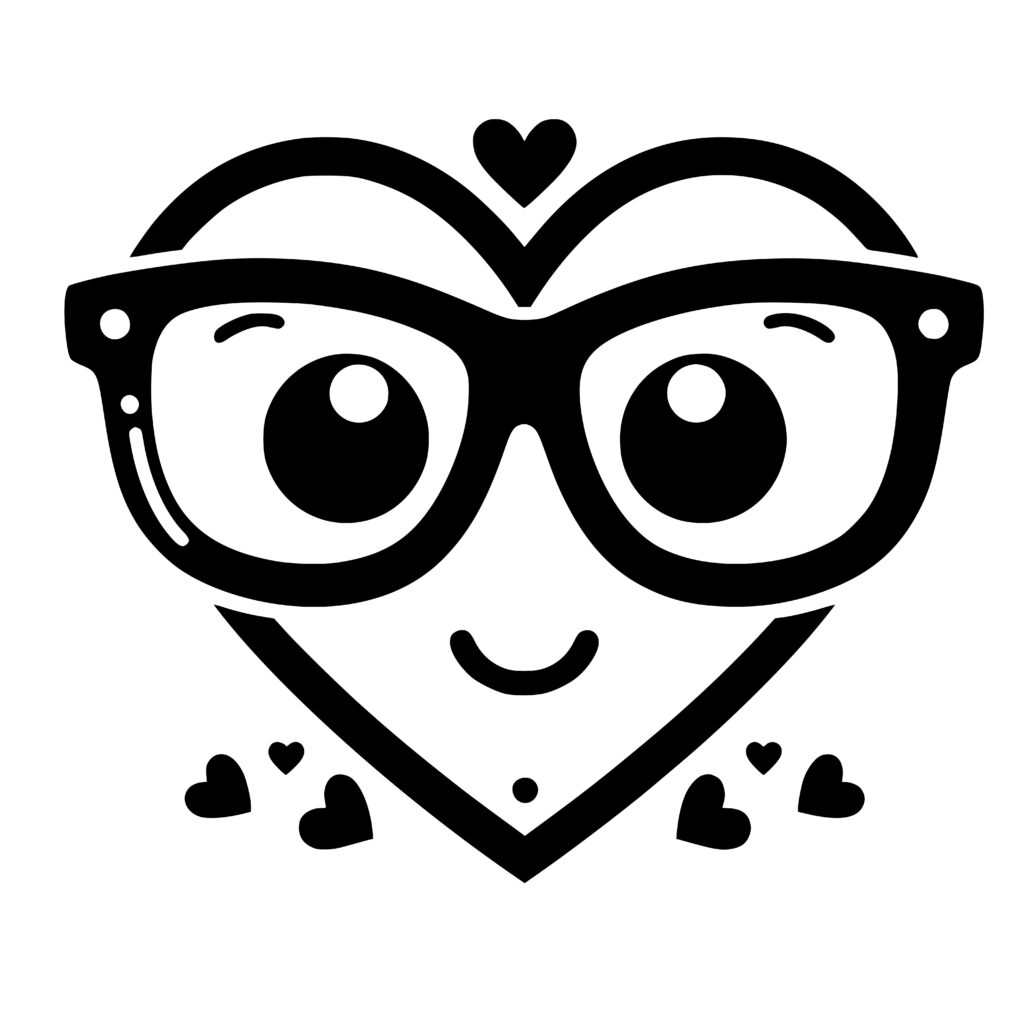 Happy Heart Face SVG for Cricut, Silhouette, Laser Machines