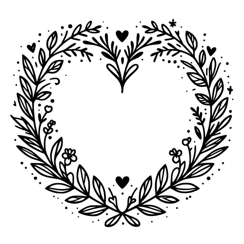 Floral Heart Wreath – Creative Meadow