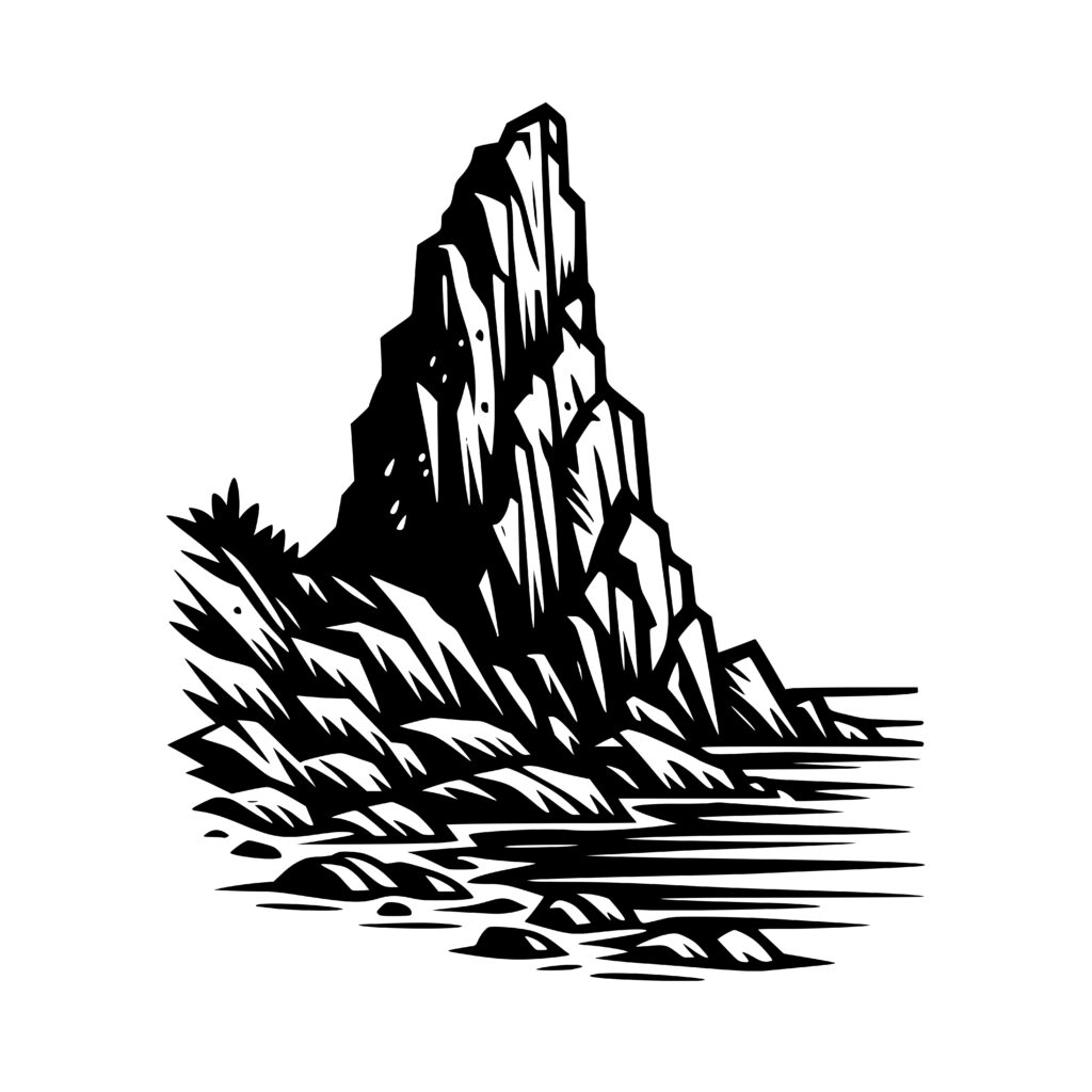 Mountain Summit SVG Design for Cricut, Silhouette, Laser Machines