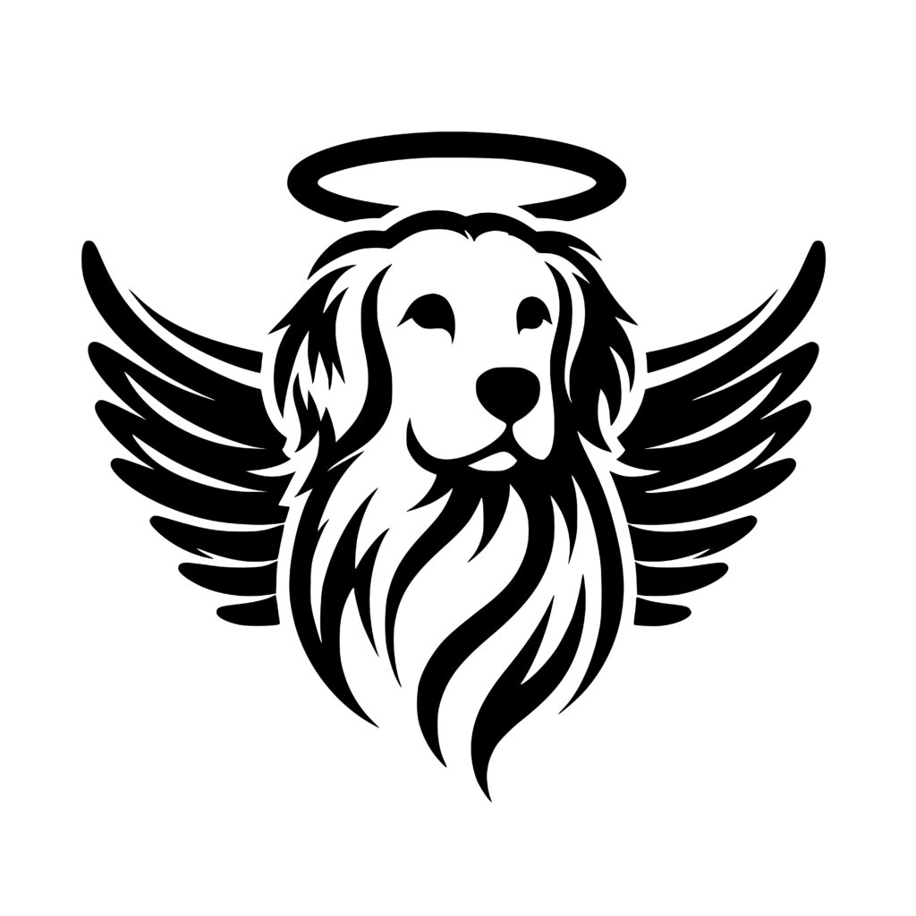 Guardian Pup Angel Pet Design for Cricut, Silhouette & Laser