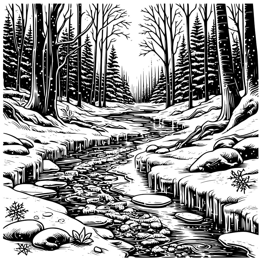 Peaceful Forest Stream – Creative Meadow