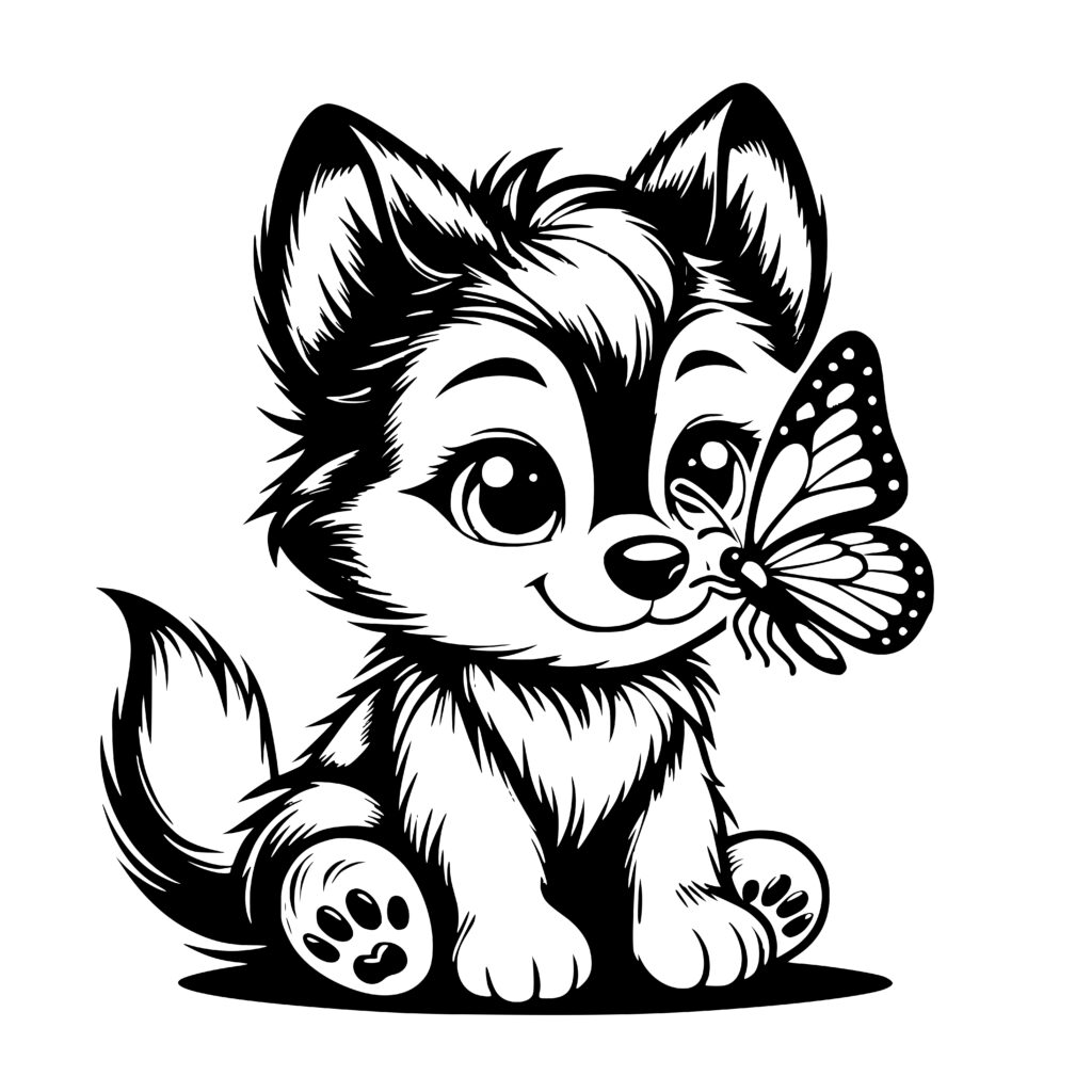 Butterfly Wolf – Creative Meadow