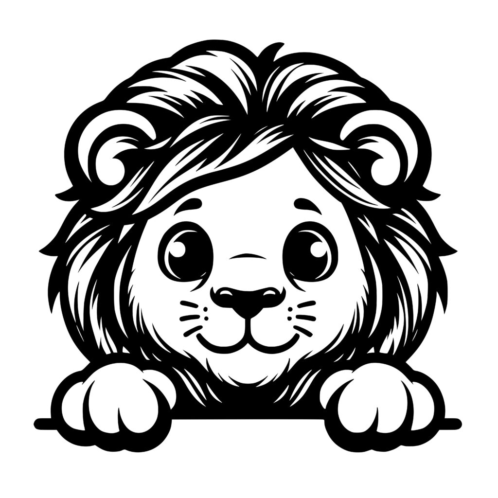 Friendly Lion King – Creative Meadow
