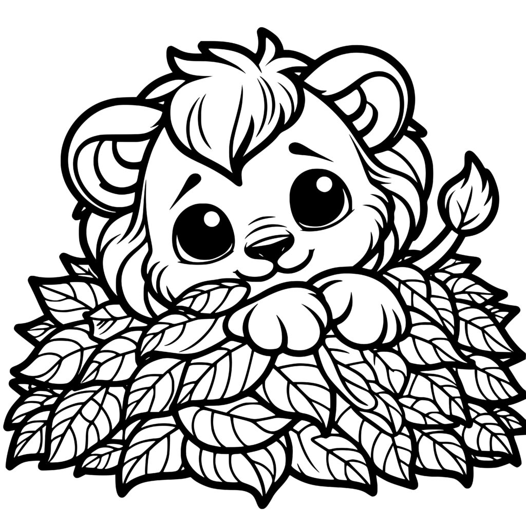 Cozy Lion Cub – Creative Meadow