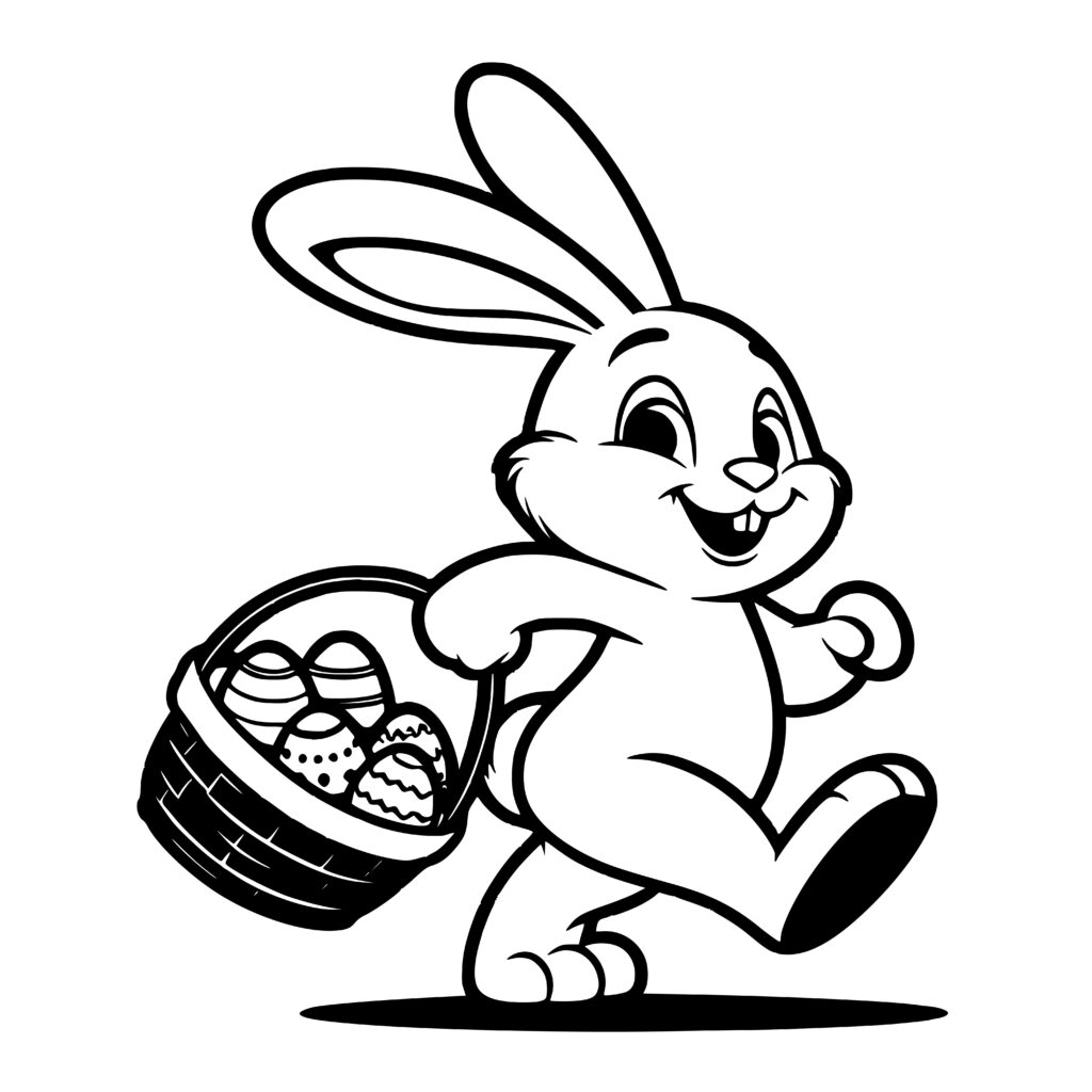 Easter Bunny Delivery SVG - Cricut, Silhouette, Laser Cutting Files