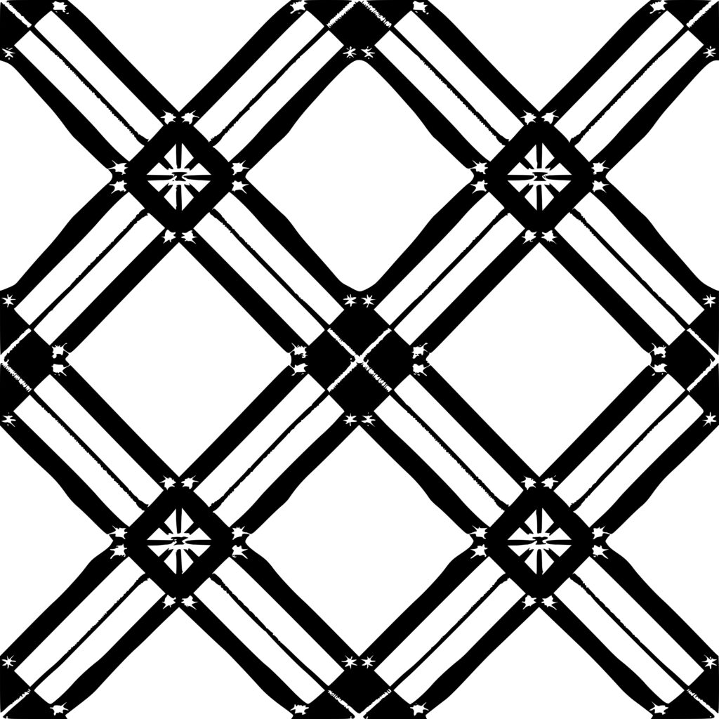 Star Grid Pattern: SVG, PNG, DXF for Cricut & Silhouette