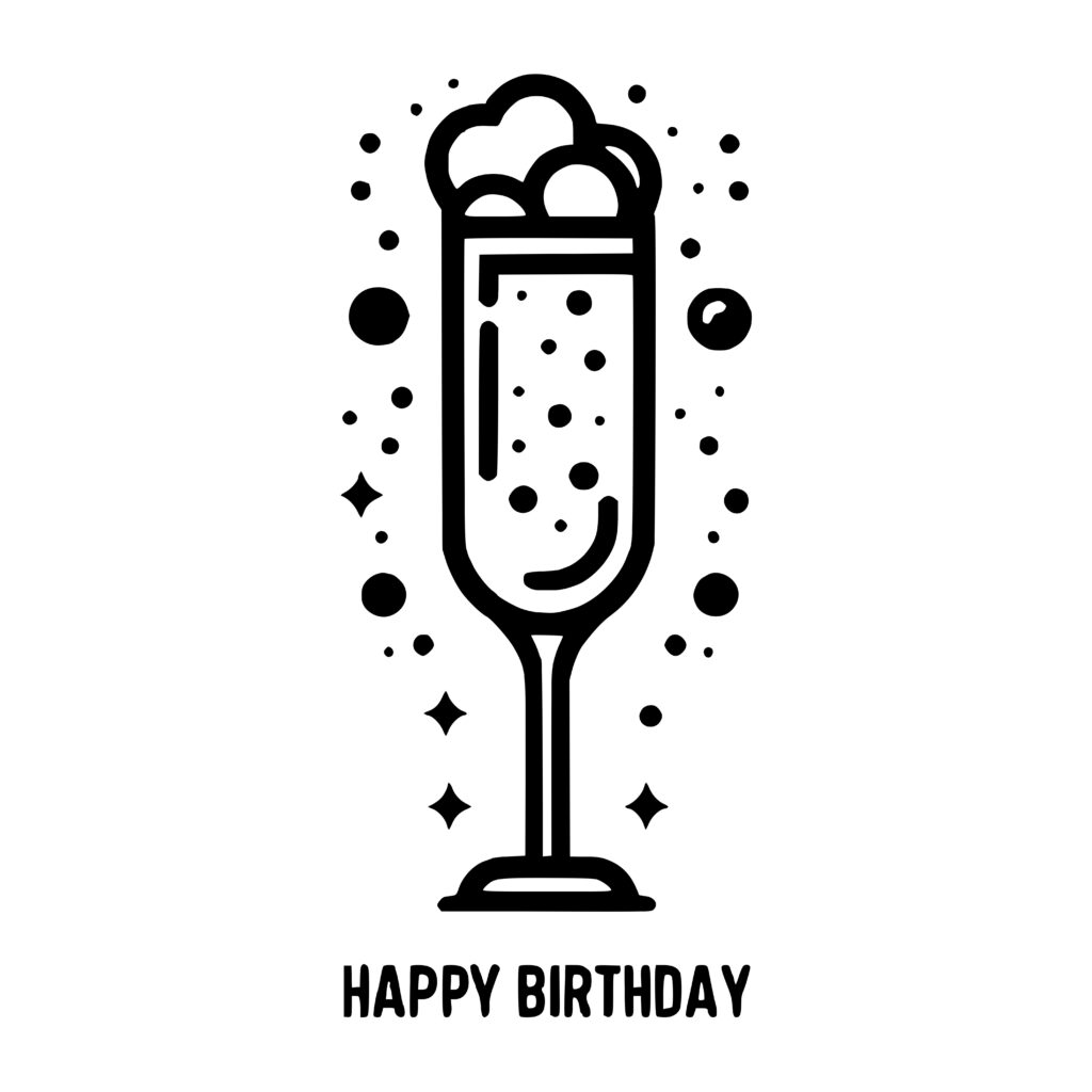 Sparkling Celebration SVG File for Cricut, Silhouette, Laser Users