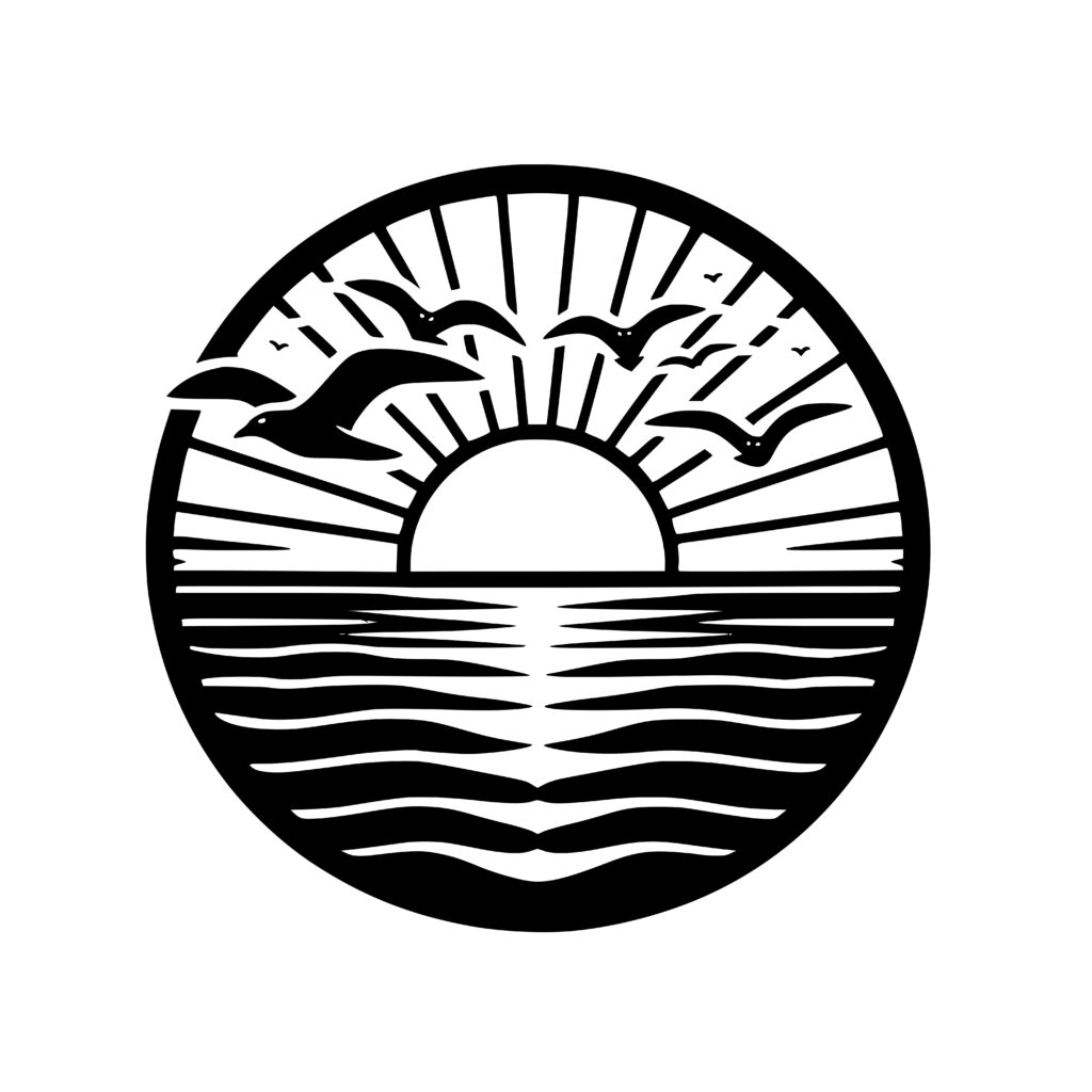 Horizon Gull Gleam Graphic - SVG, PNG, DXF Files for Cricut