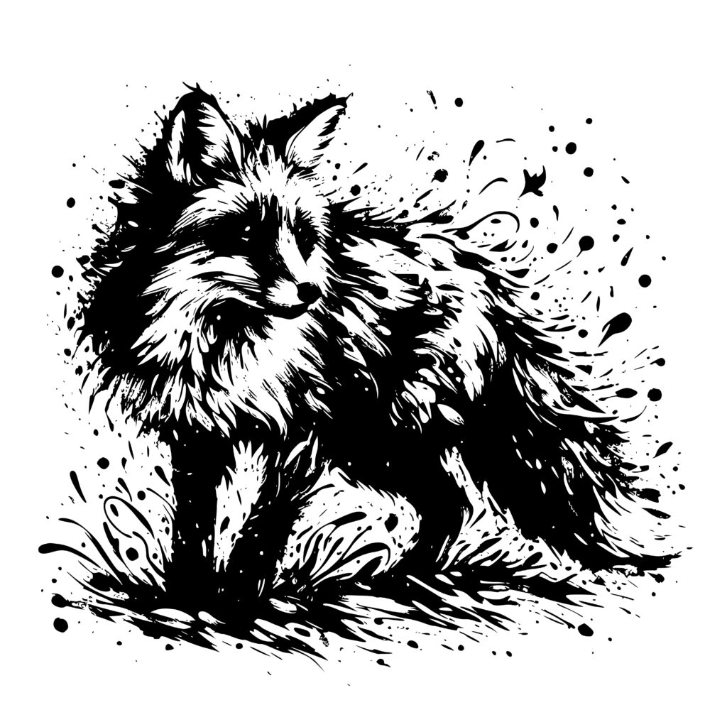 Vibrant Abstract Fox – Creative Meadow