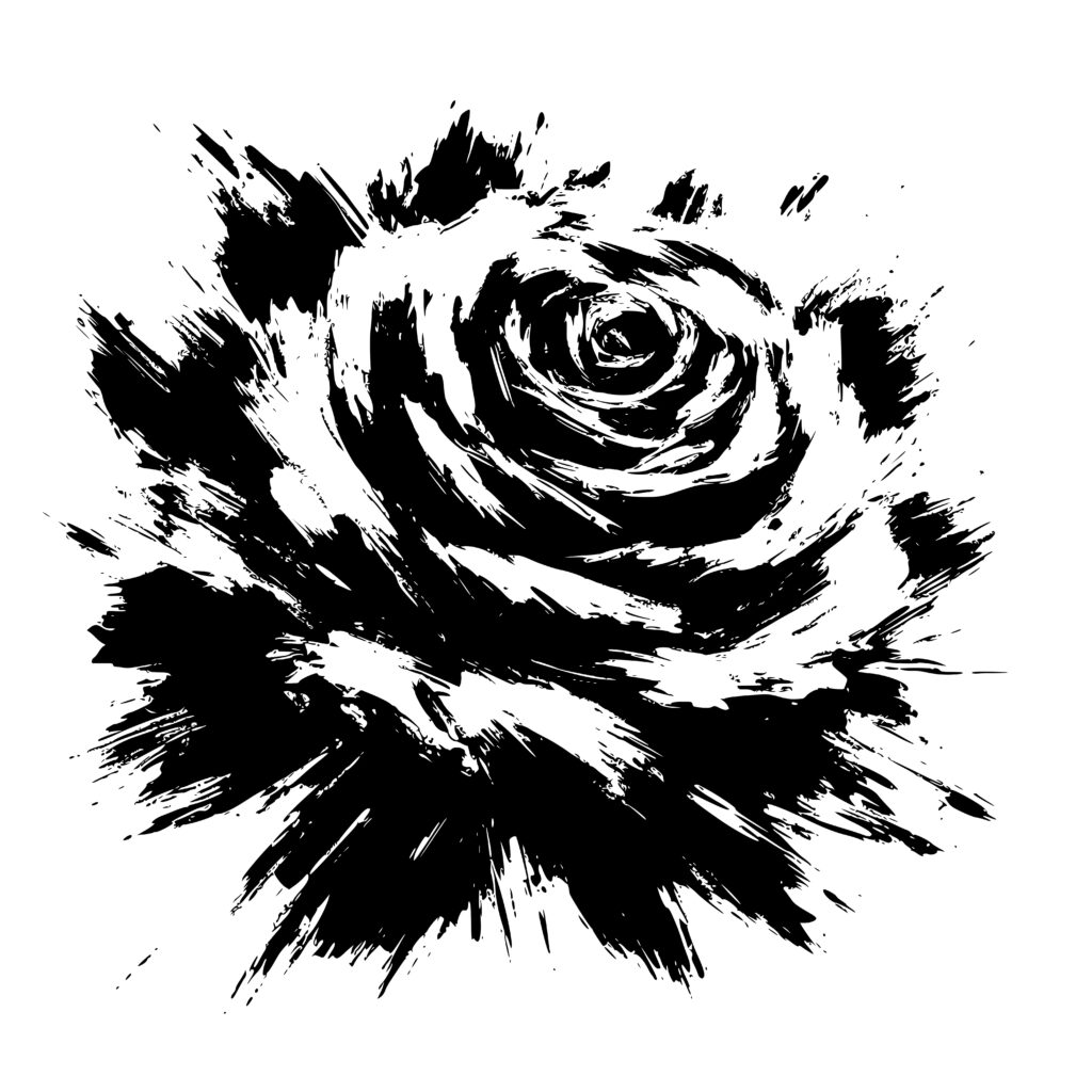 Expressive Rose Design for Cricut, Silhouette, Laser Machines - SVG, PNG