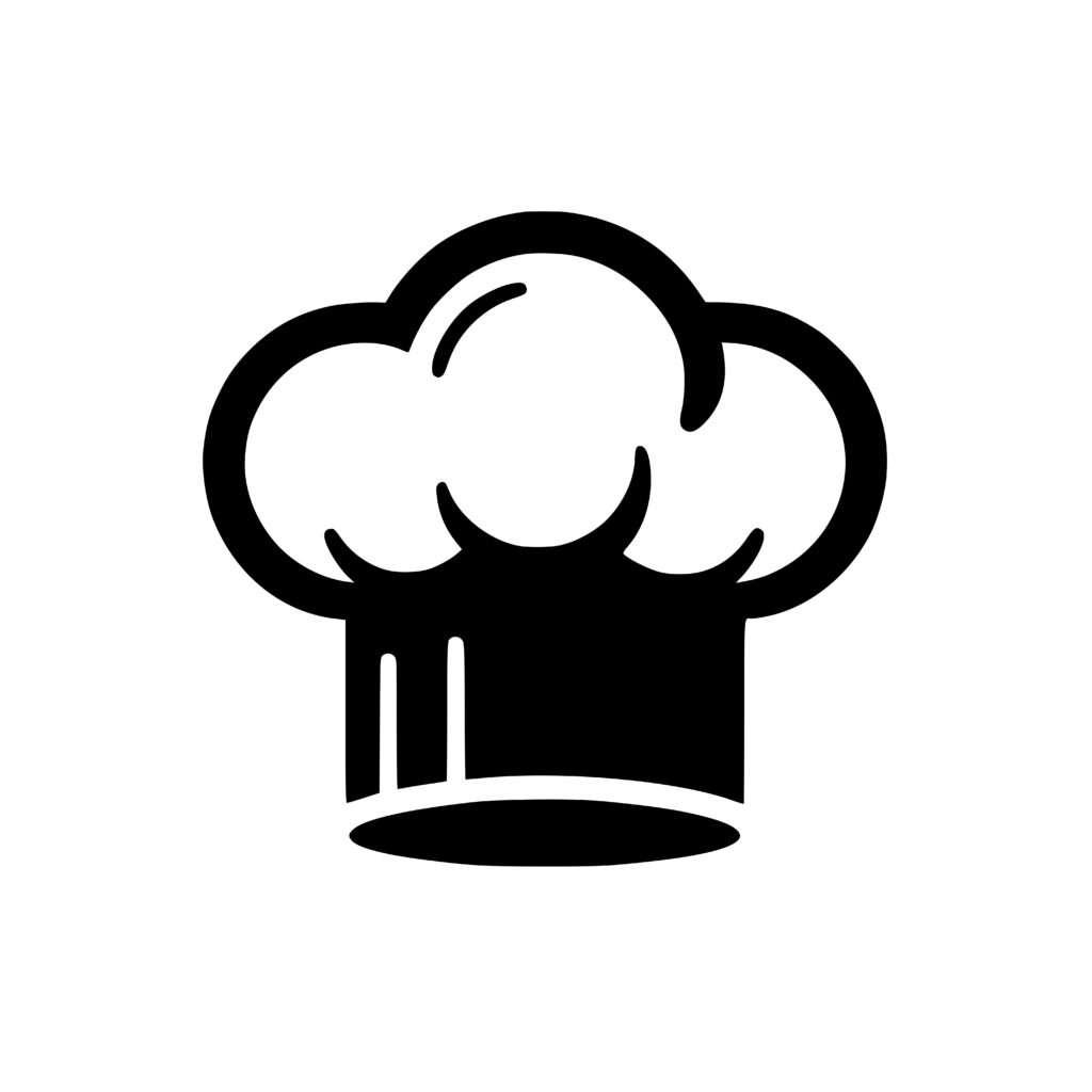 Toque of the Chef Design: SVG/PNG for Cricut & Laser Use