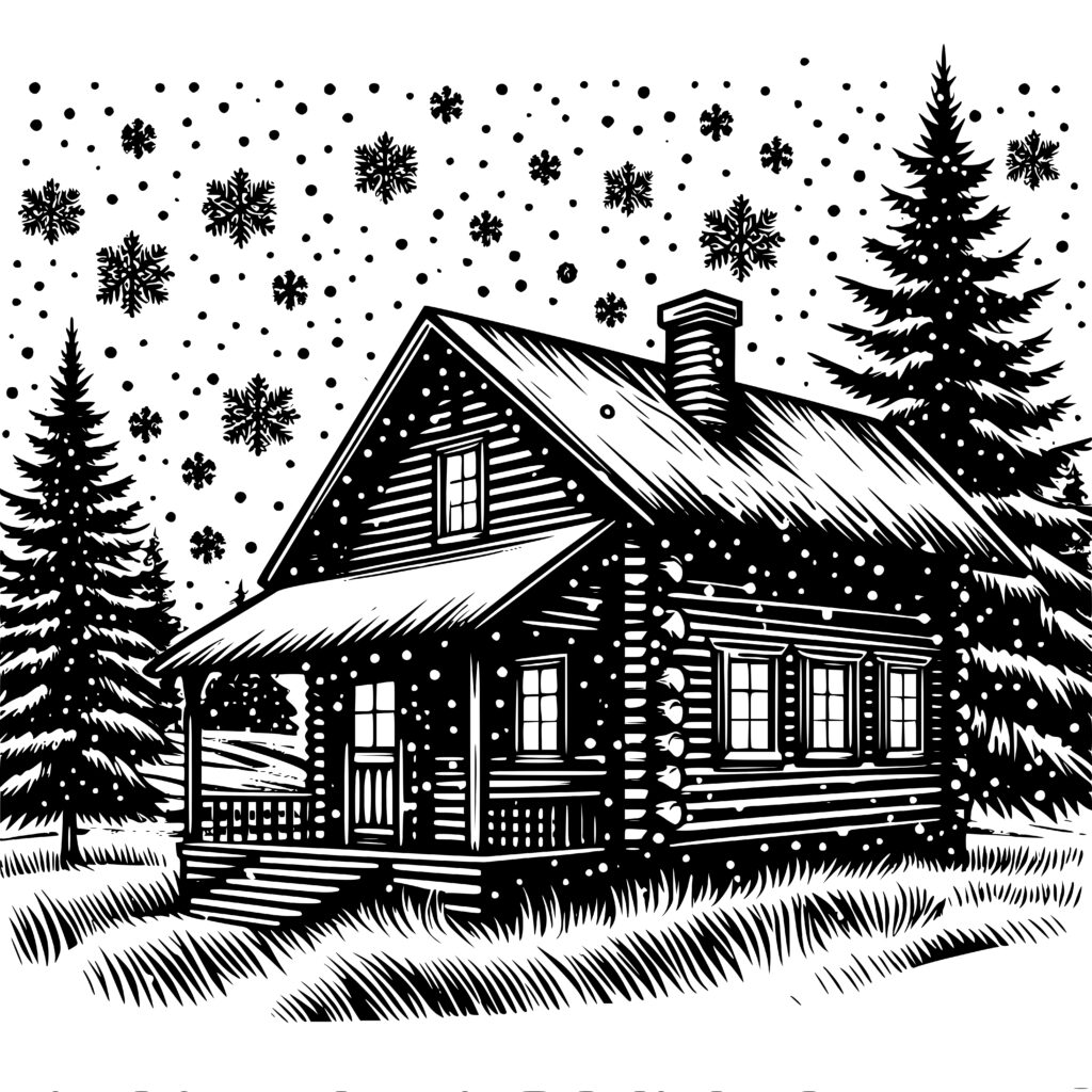 snowflake-cabin-escape-svg-png-dxf-for-cricut-silhouette