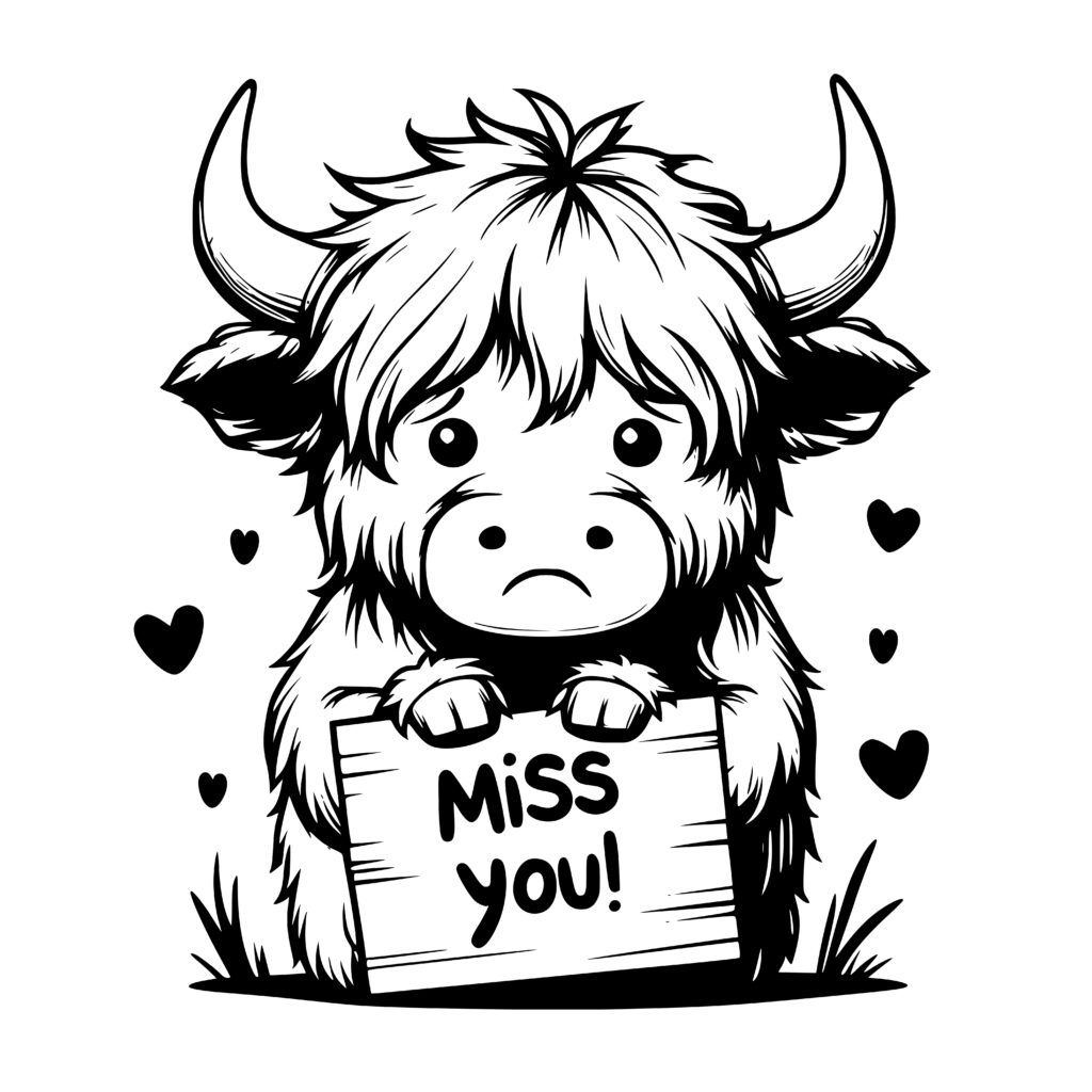 Miss You Cow – Creative Meadow