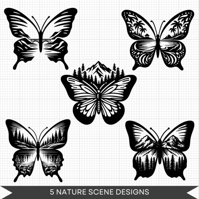 Butterfly Bundle – 26 Instant Download Svg Images – Creative Meadow