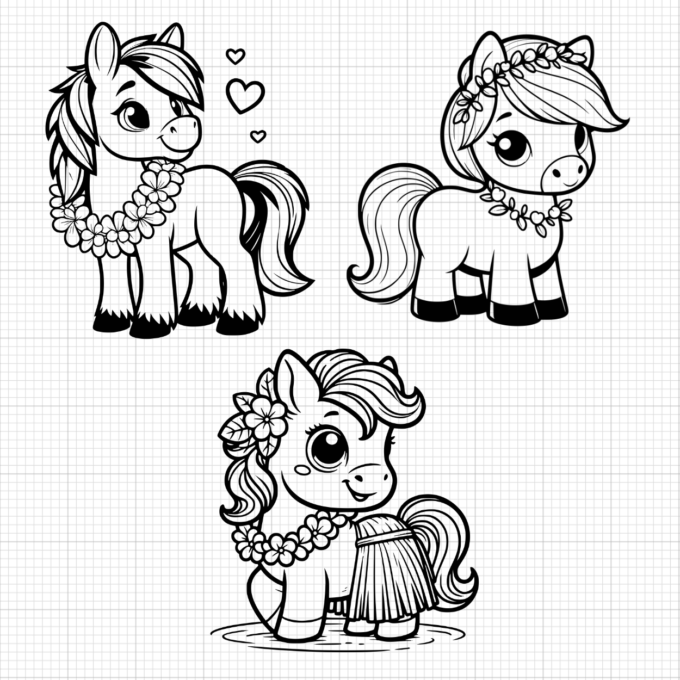 Pony Bundle – 28 Instant Download Svg Images – Creative Meadow