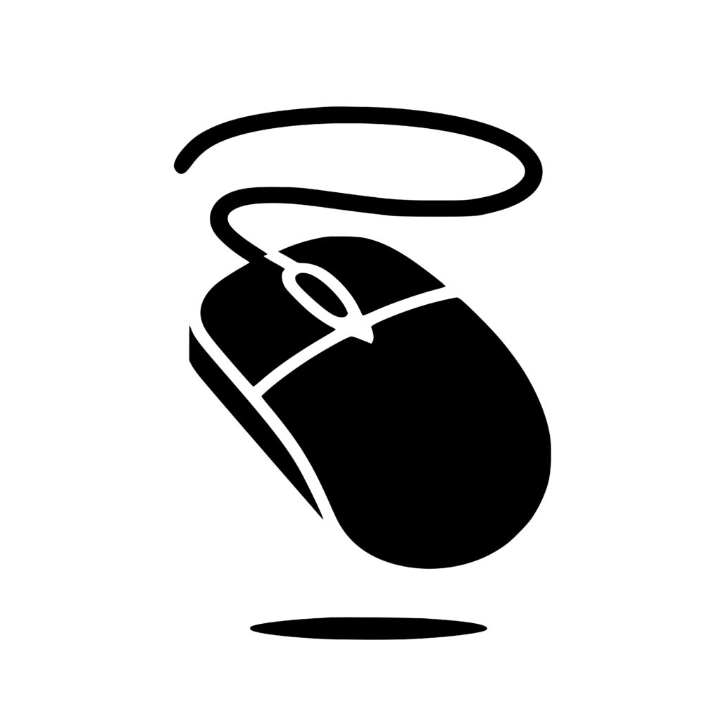 Looping Cord Mouse Design SVG for Cricut and Laser Machines