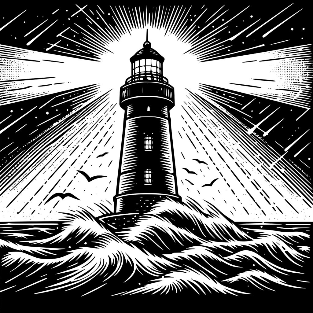 Lighthouse Storm Watcher – Creative Meadow