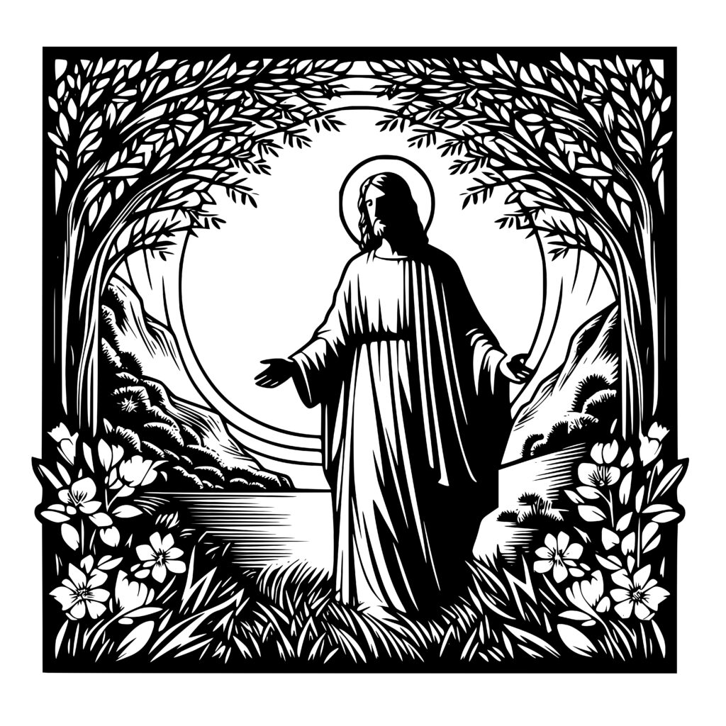 Jesus in Garden – Creative Meadow