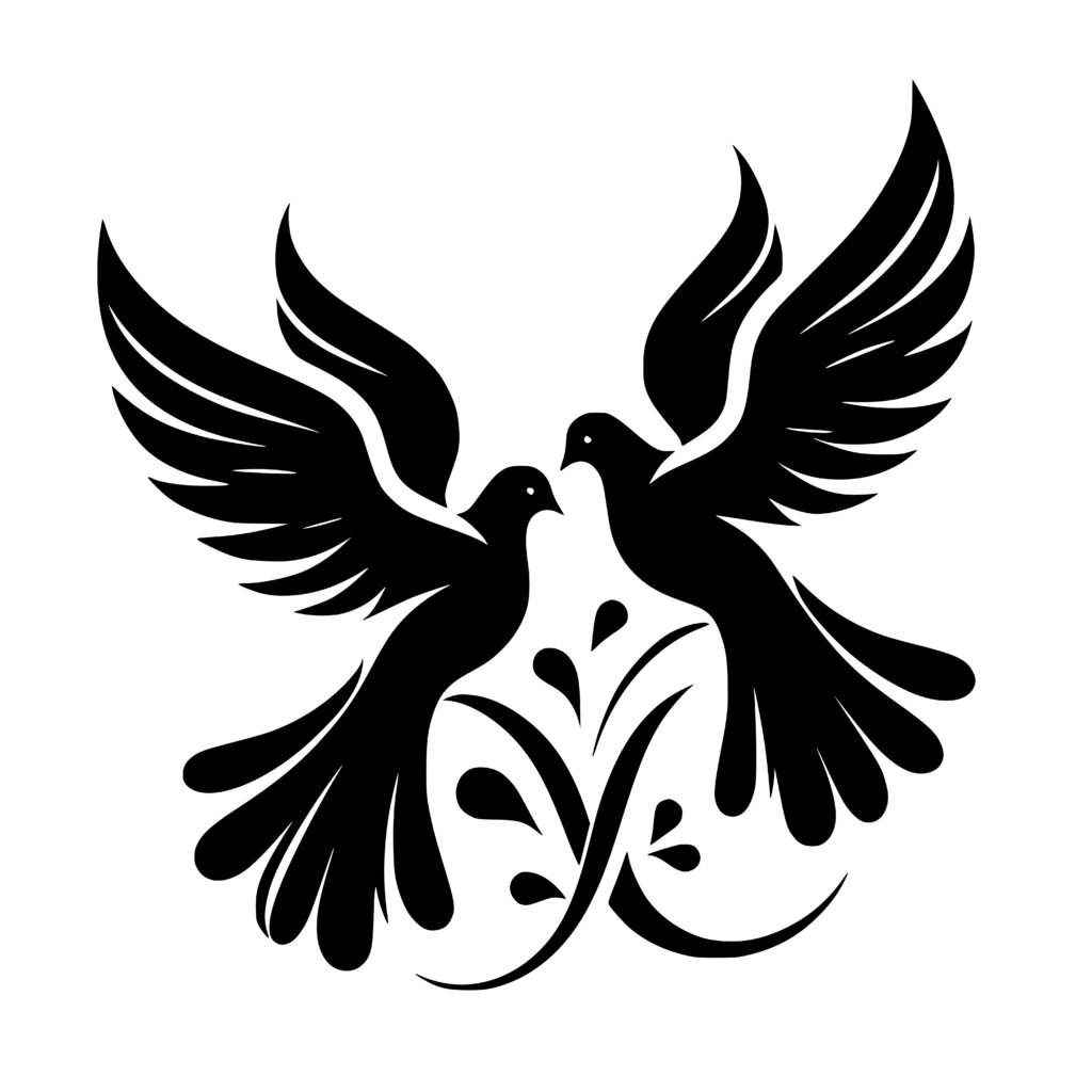 Floral Dove Dance SVG | Cricut, Silhouette, Laser Files