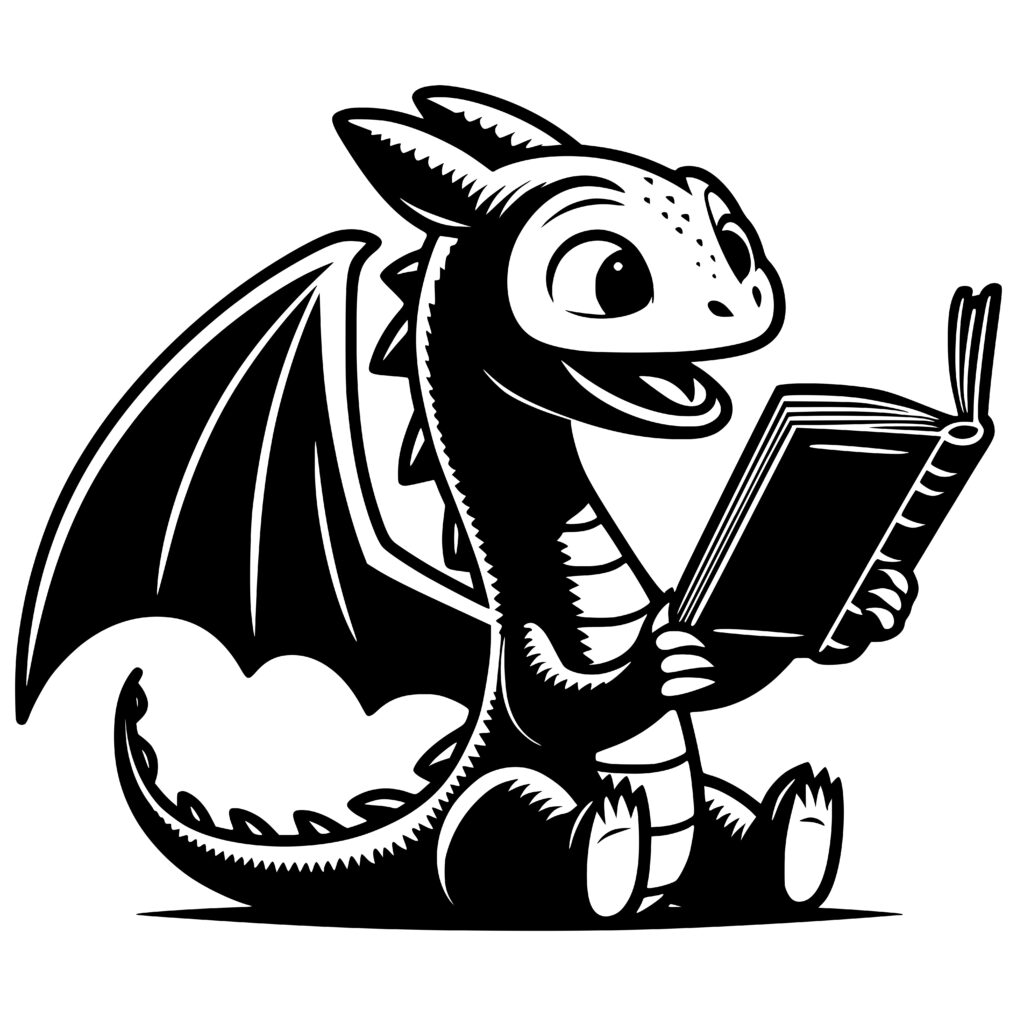 Bookworm Dragon Joy – Creative Meadow