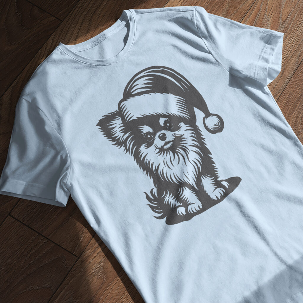 Santa Hat Fluffy Chihuahua – Creative Meadow