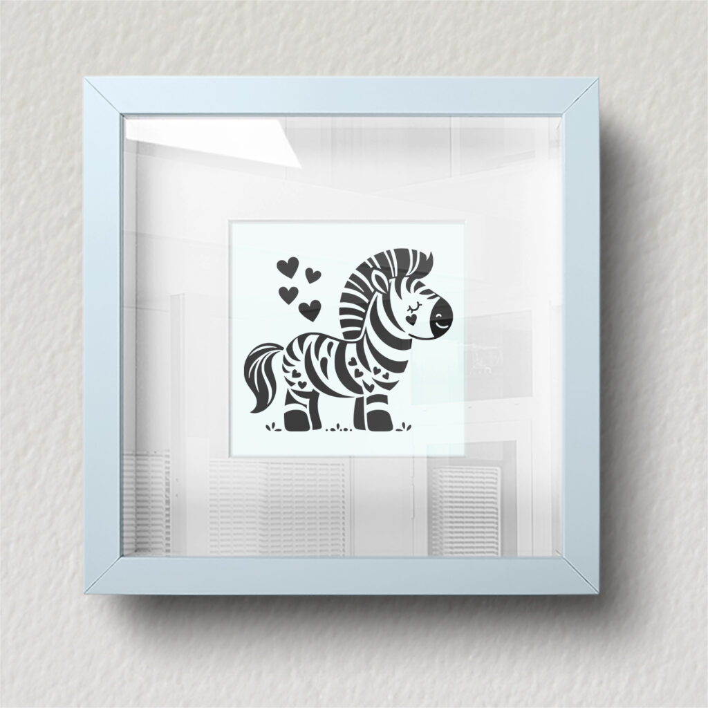 Lovely Zebra Friends SVG, PNG, DXF Design for Cricut & Laser