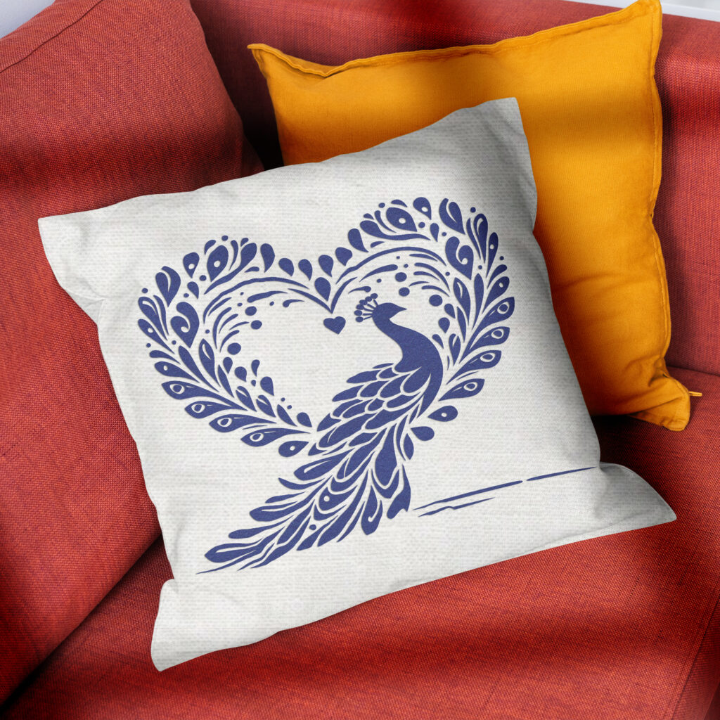 Peacock Heart – Creative Meadow