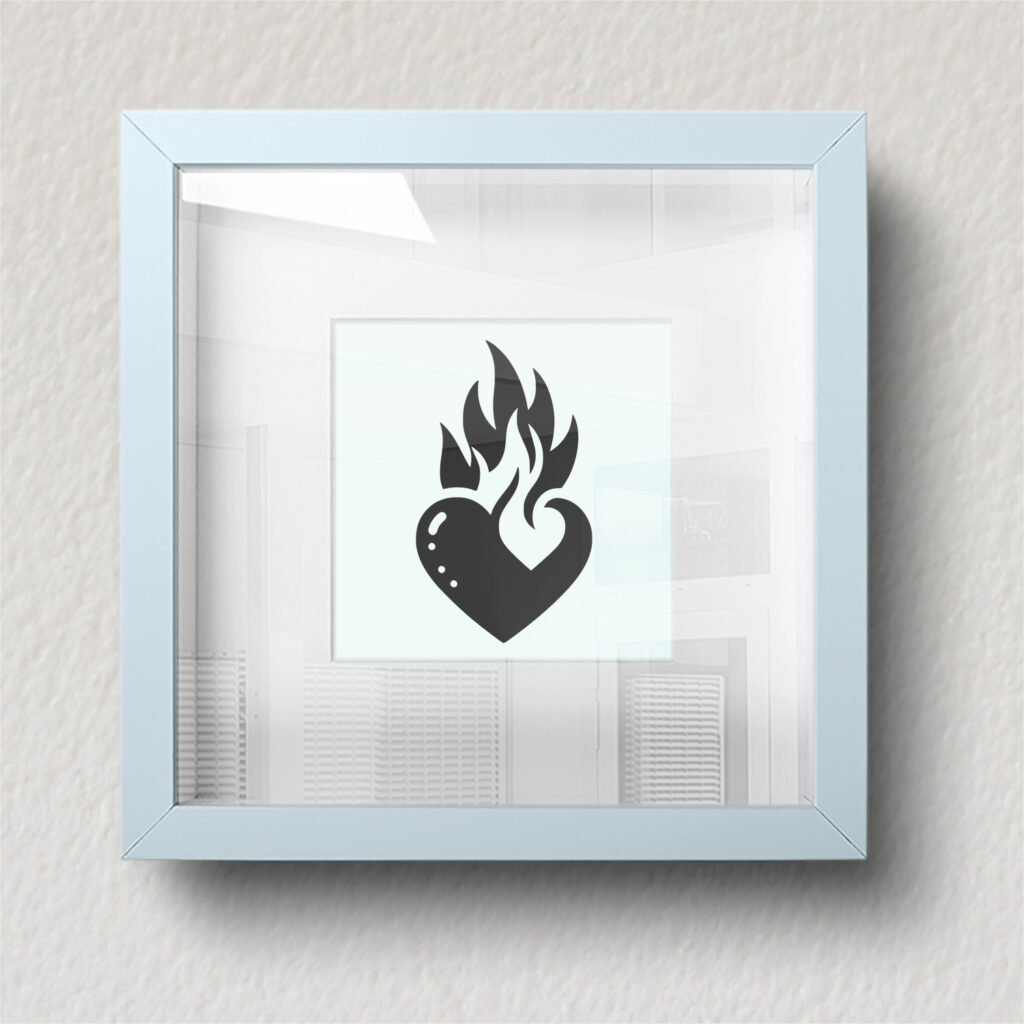 Fiery Heart Illustration – Creative Meadow