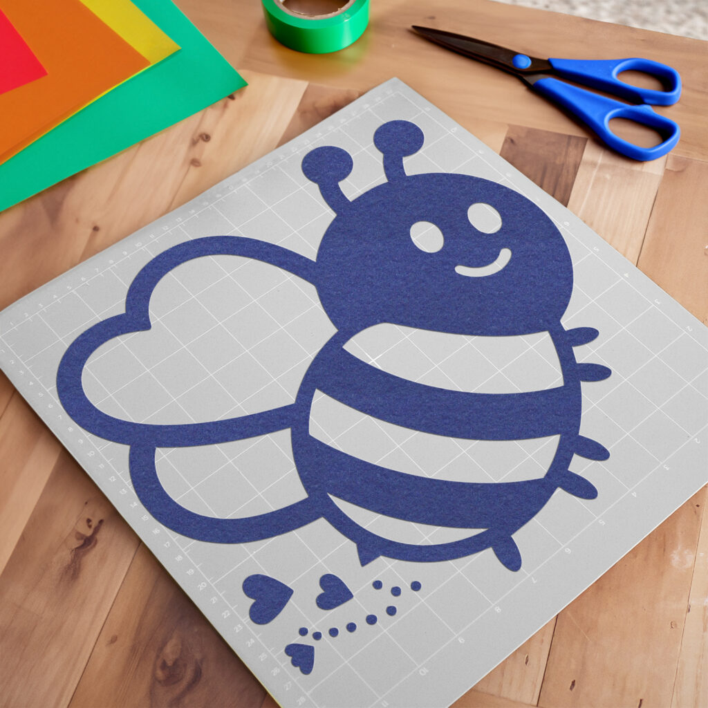 Happy Heart Bee – Creative Meadow