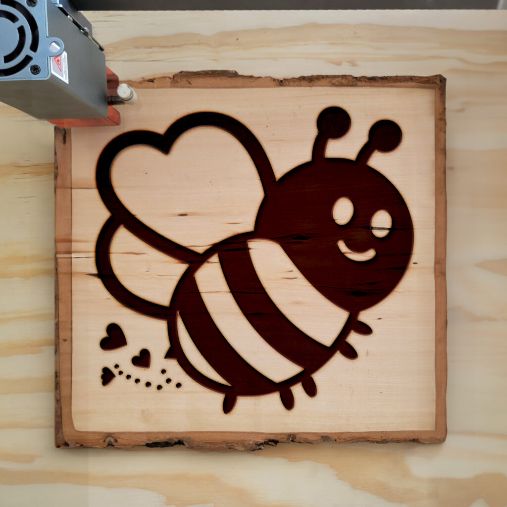 Happy Heart Bee – Creative Meadow