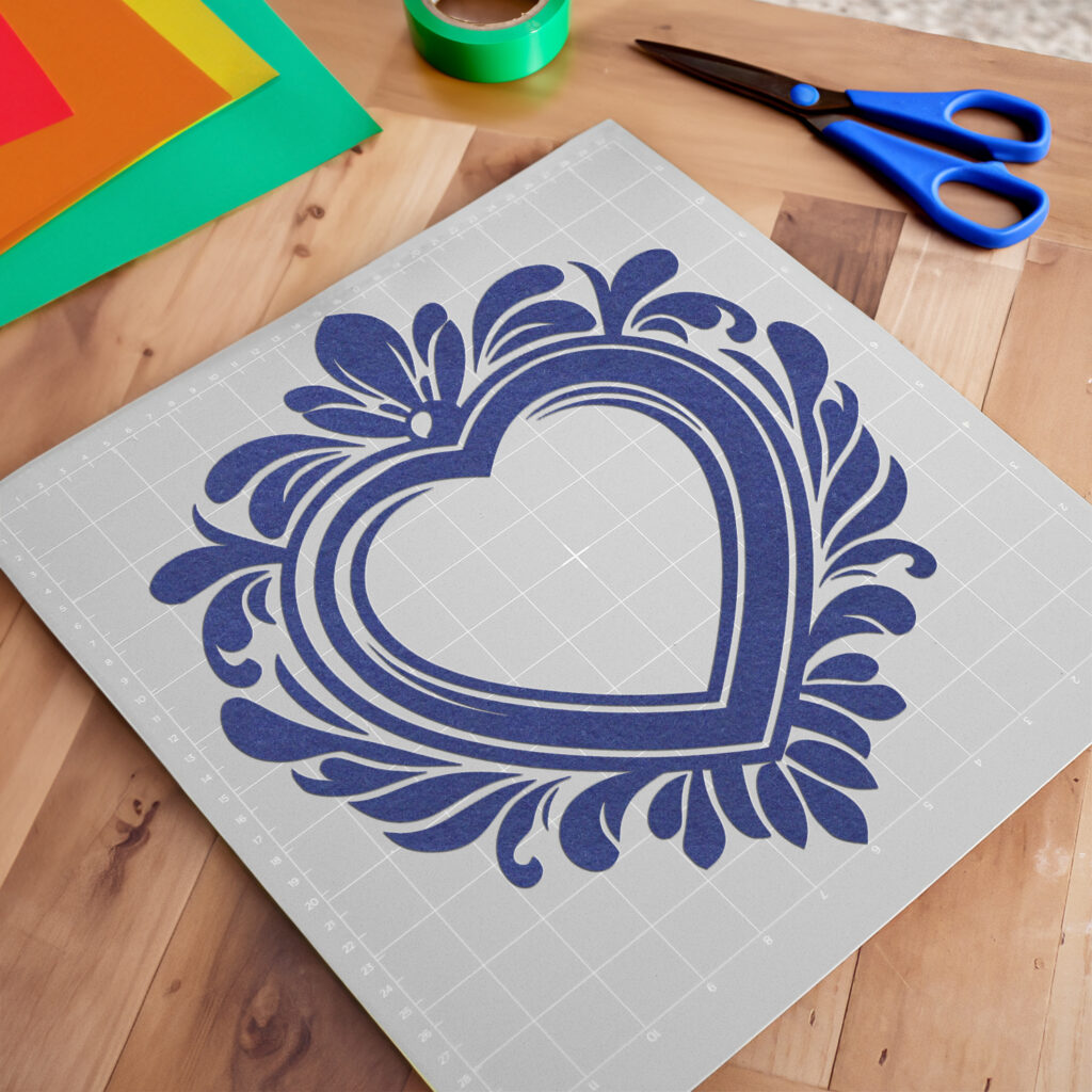 Ornate Heart Crest – Creative Meadow