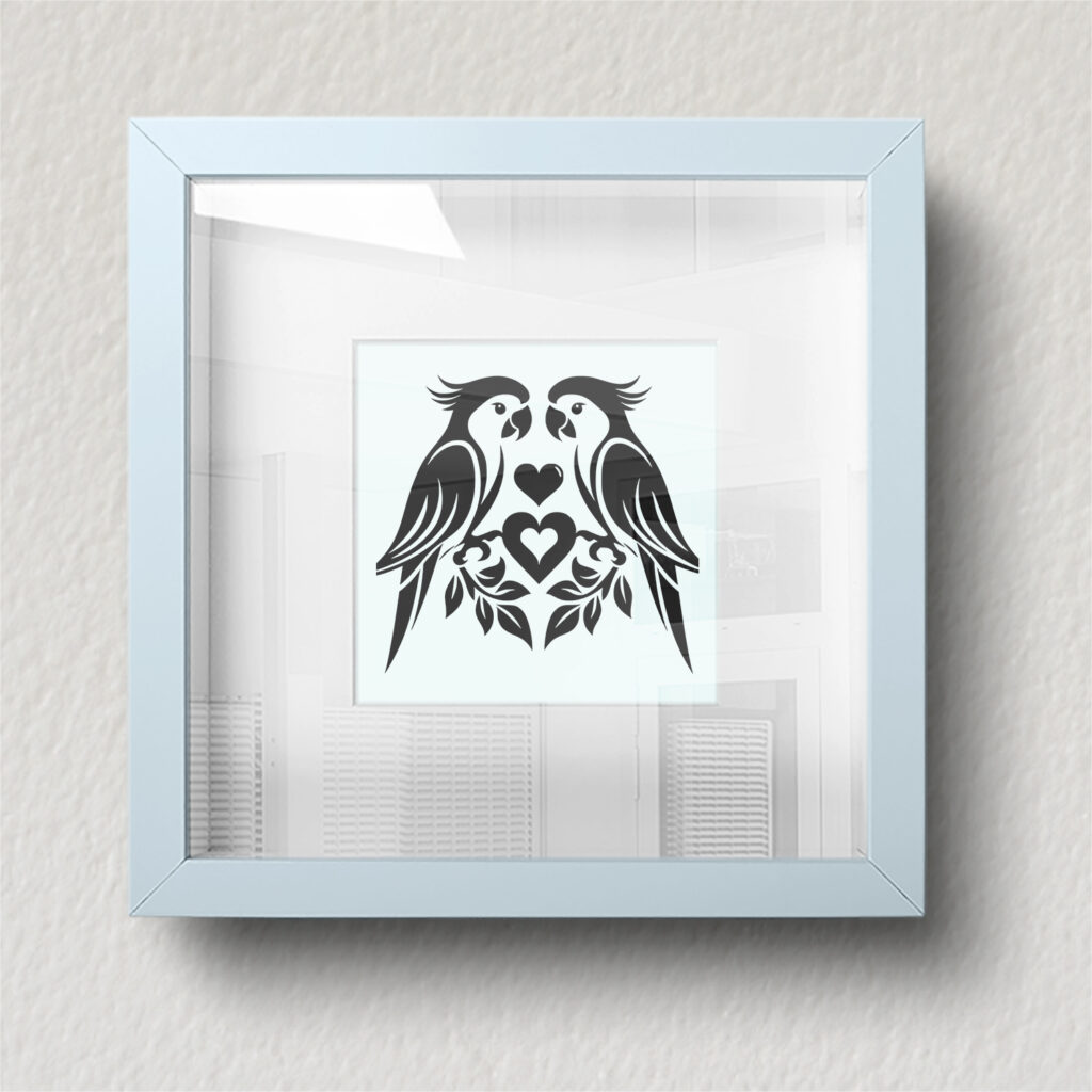 Parrot Connection SVG for Cricut, Silhouette, Laser Machines