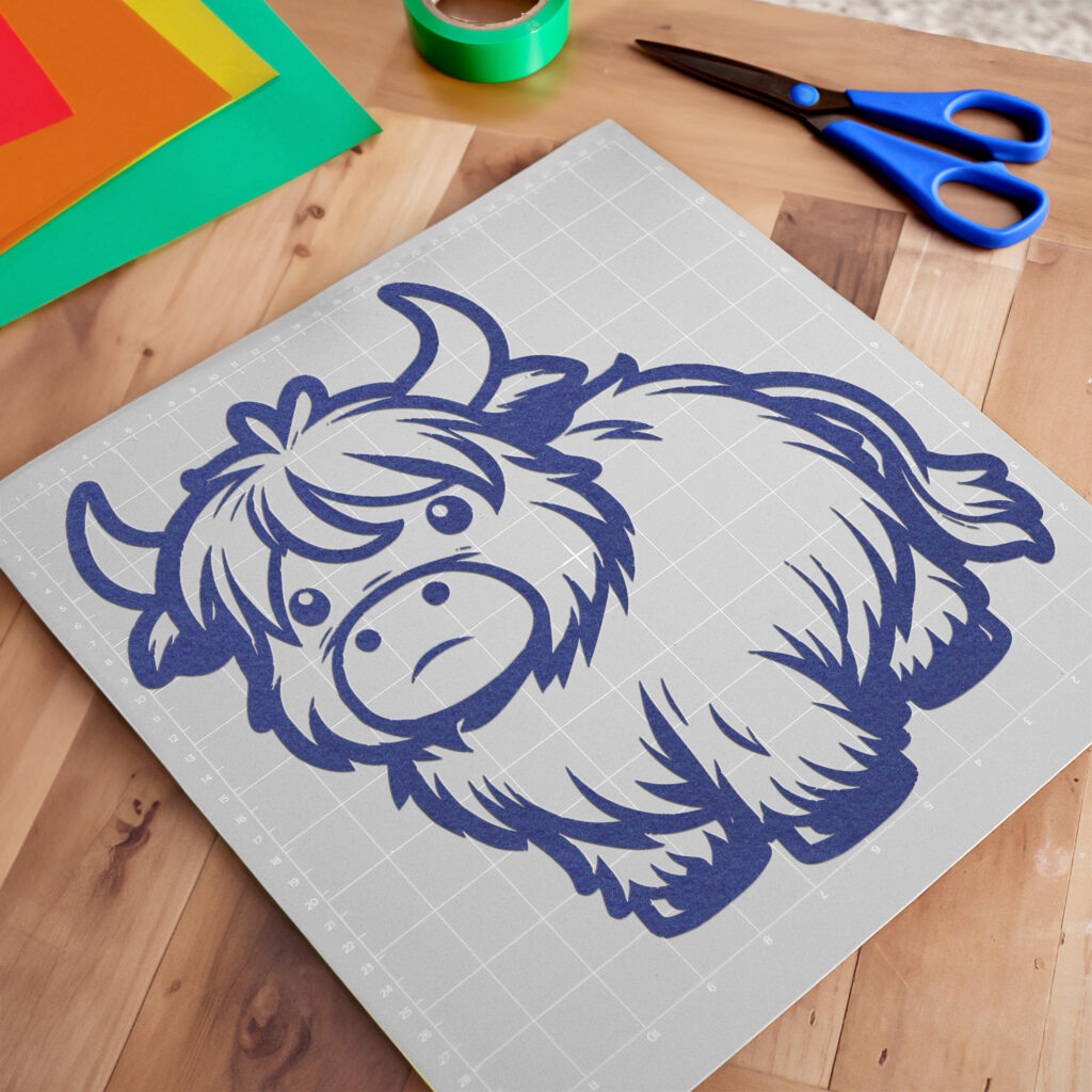 Furry Highland Cow – Creative Meadow