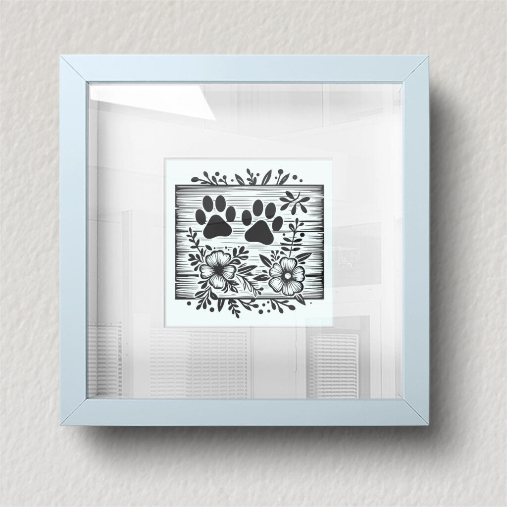 Paw Print Frame – Creative Meadow