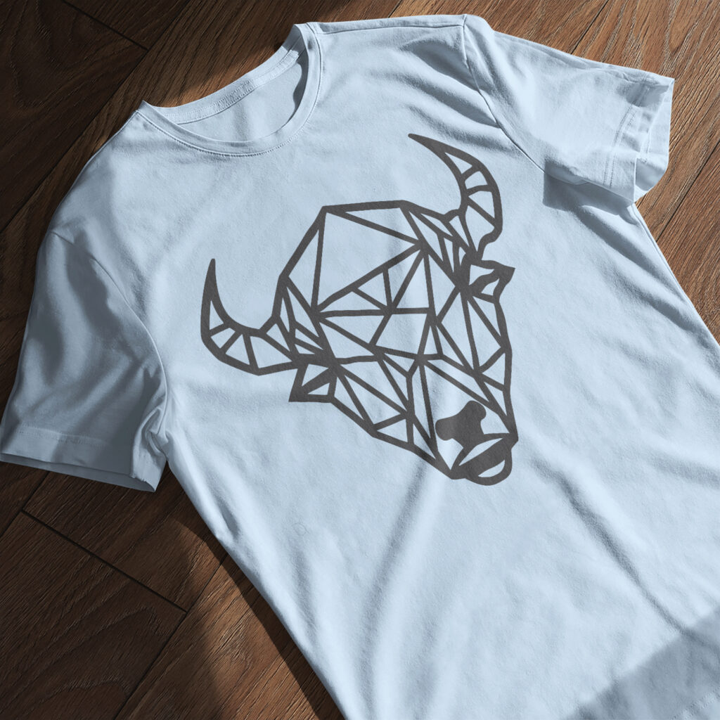 Bison Geometry Design for Cricut, Silhouette, Laser Machines - SVG, PNG