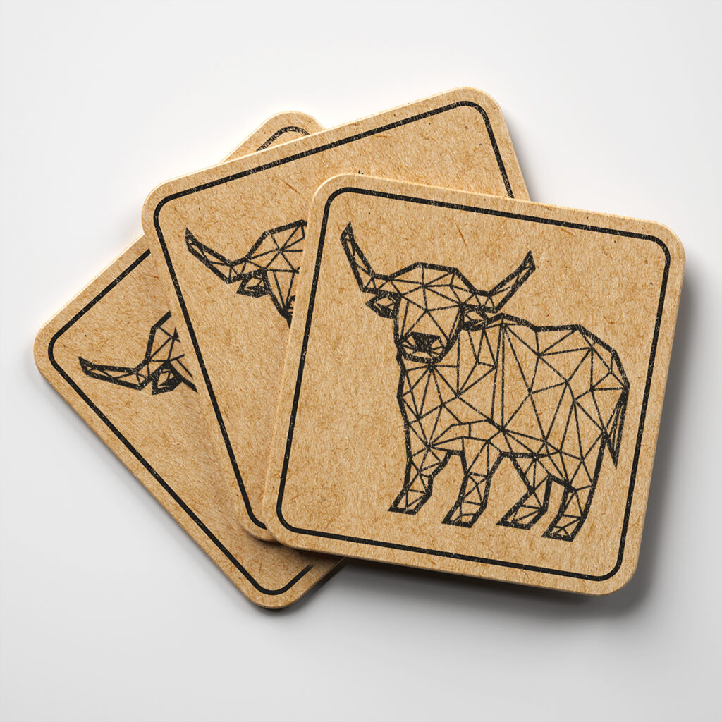 Geometric Highland Cow – Creative Meadow