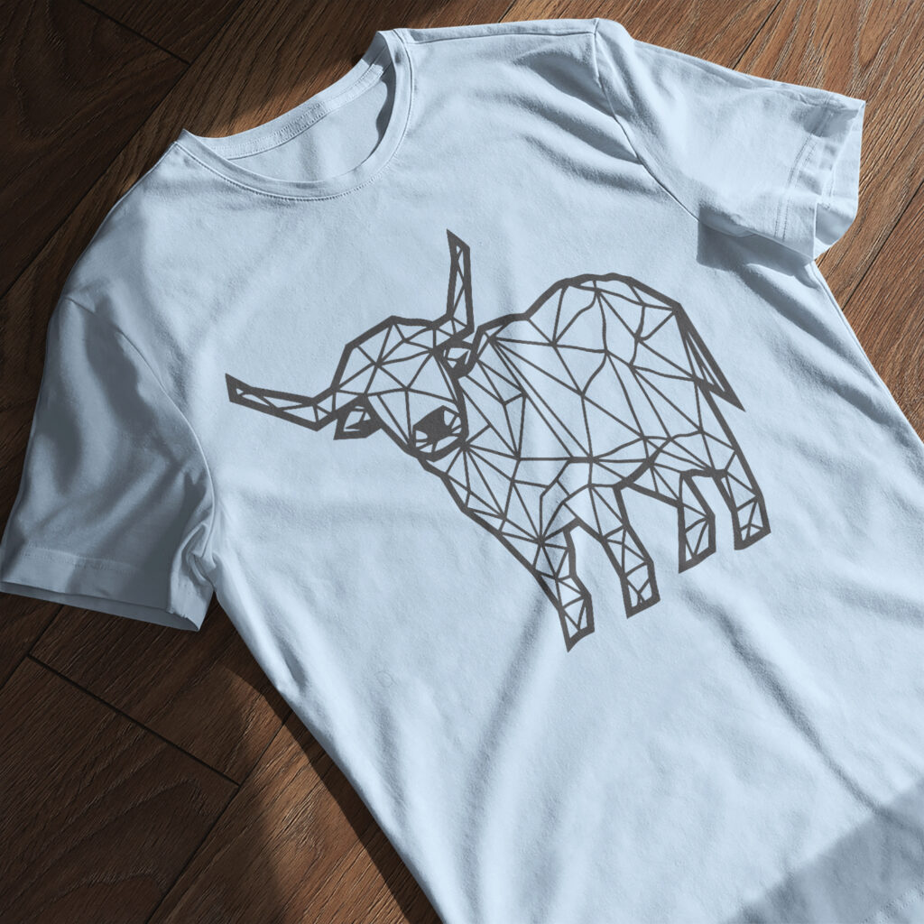 Geometric Highland Cow – Creative Meadow