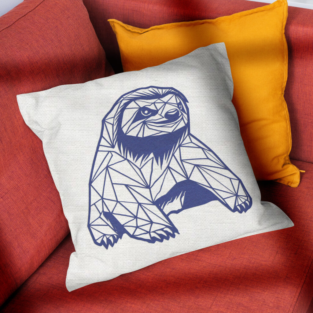Geometric Sloth – Creative Meadow