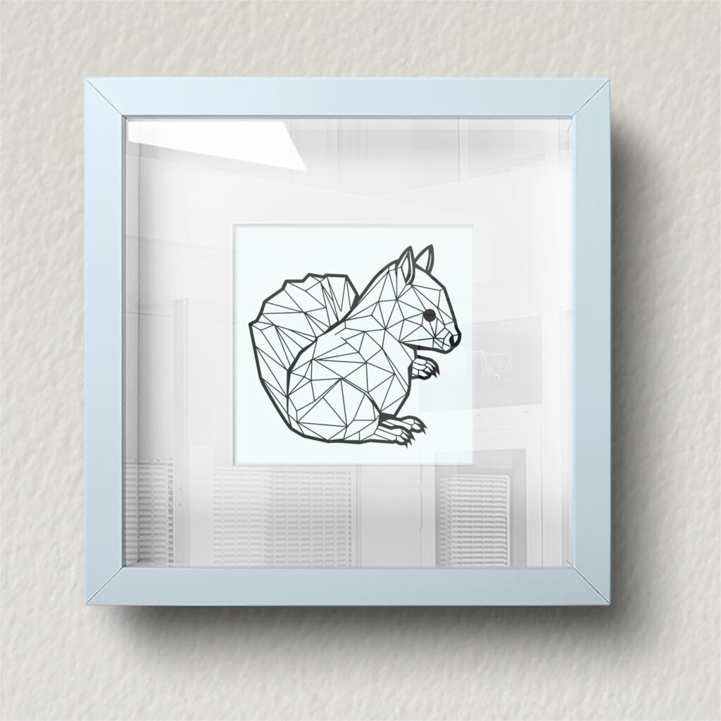 Geometric Squirrel – Creative Meadow