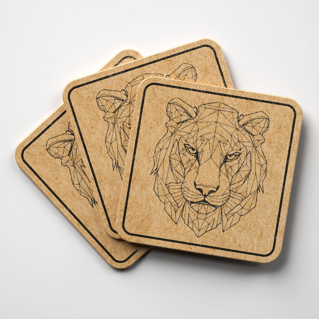 Geometric Tiger Portrait – Creative Meadow