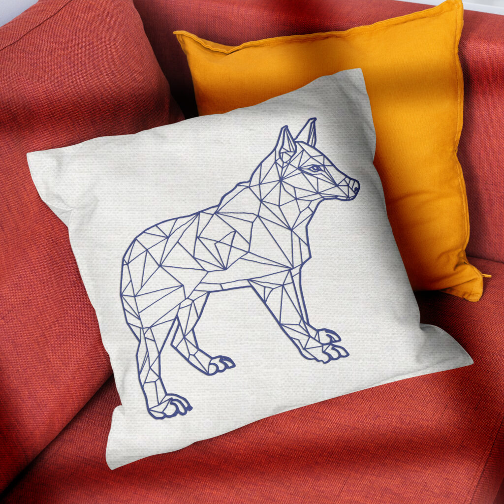 Geometric Dog – Creative Meadow