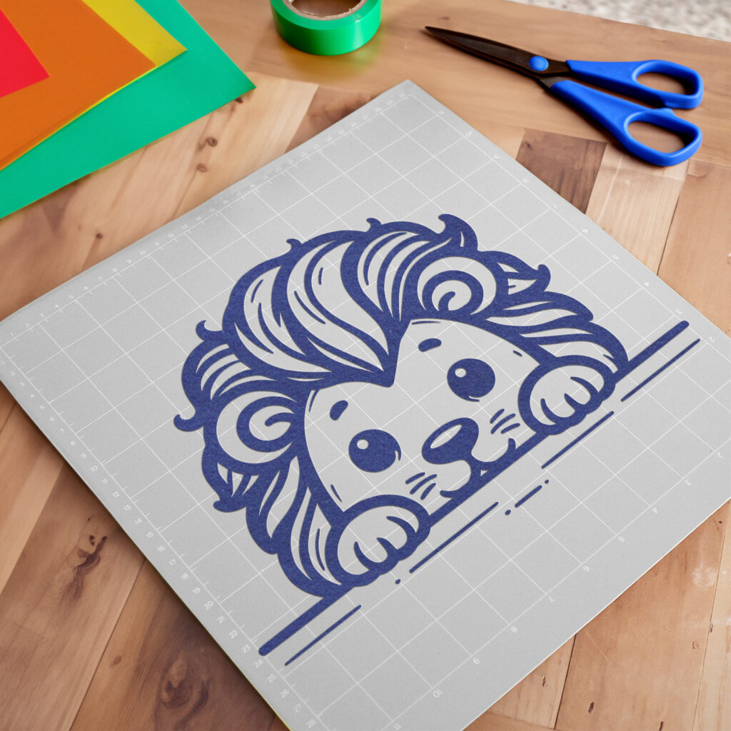 Curly-maned Lion – Creative Meadow