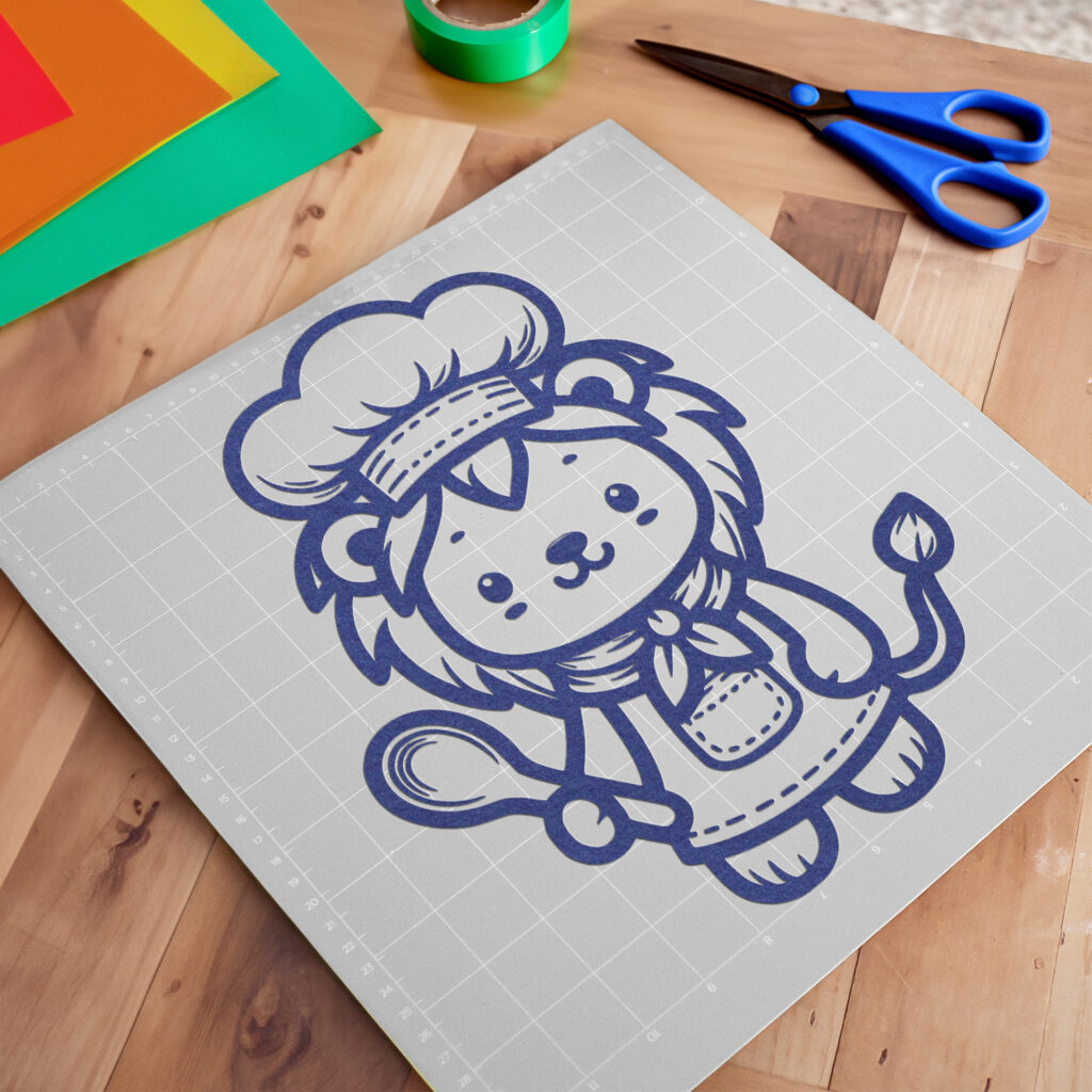 Happy Chef Lion – Creative Meadow