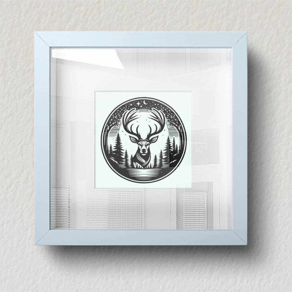 Majestic Stag Scene – Creative Meadow