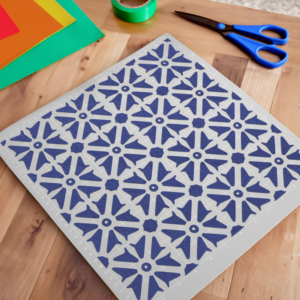 Fiery Starburst Mosaic – Creative Meadow