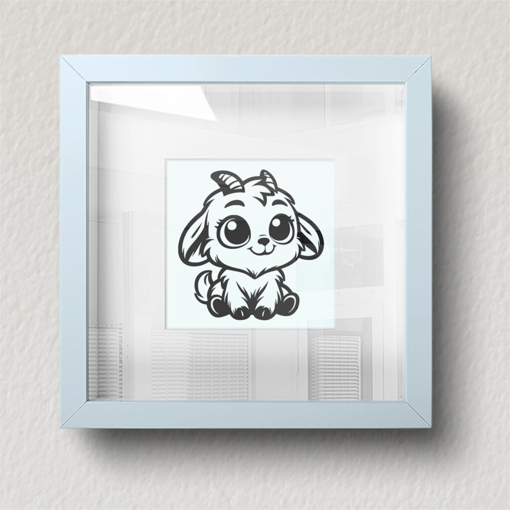 Cheerful Goat Buddy – Creative Meadow